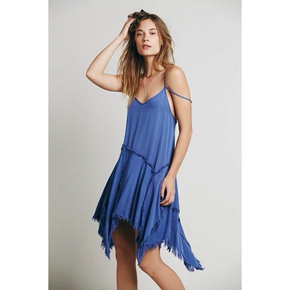 Free People | Dresses | Intimately Free People Blue Tattered Up ...